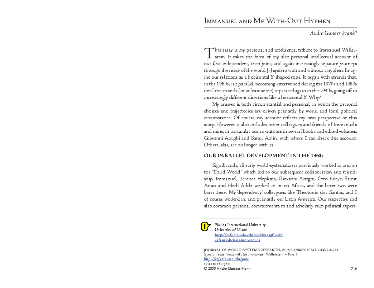 AG Frank - Ааааааааааааааааааааааа - 216 Immanuel and Me With-Out ...