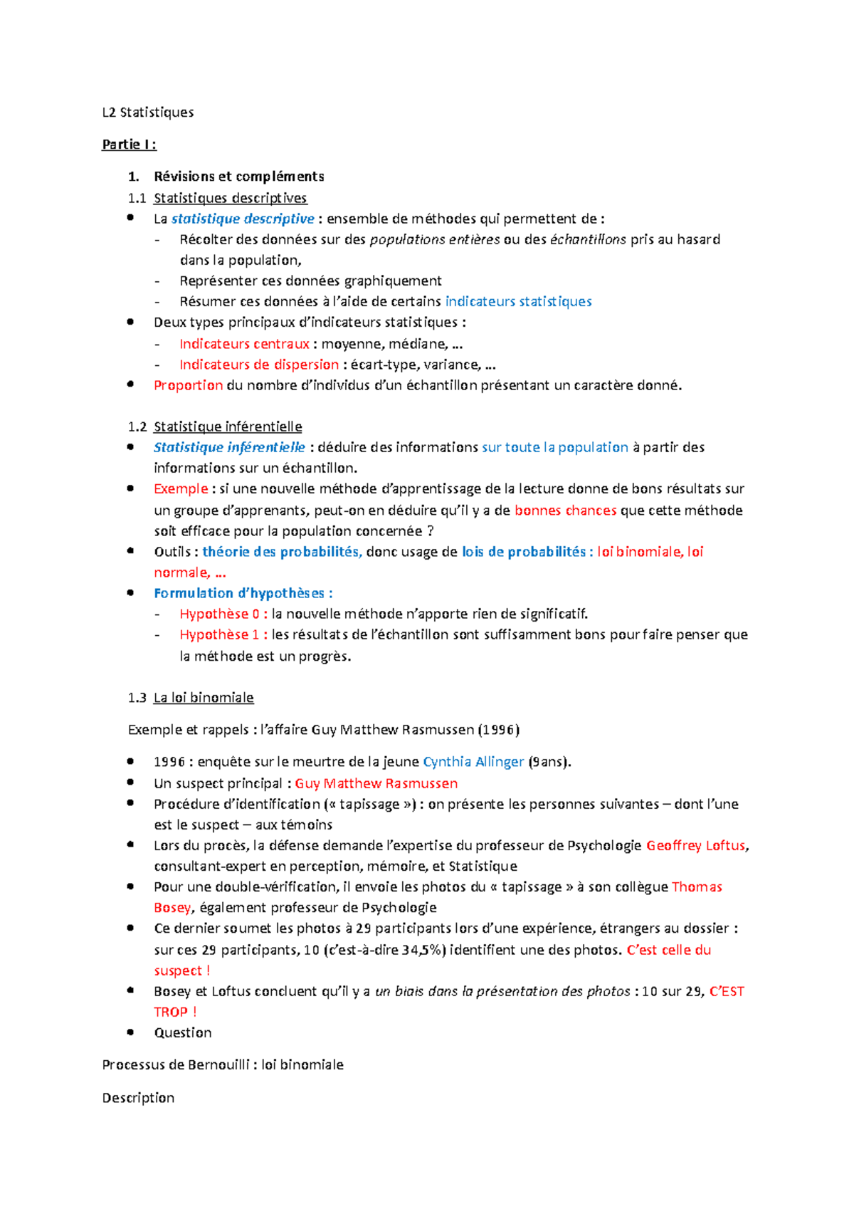 L2 Stats - cours entier du S3 statistiques psychologie - L2 ...