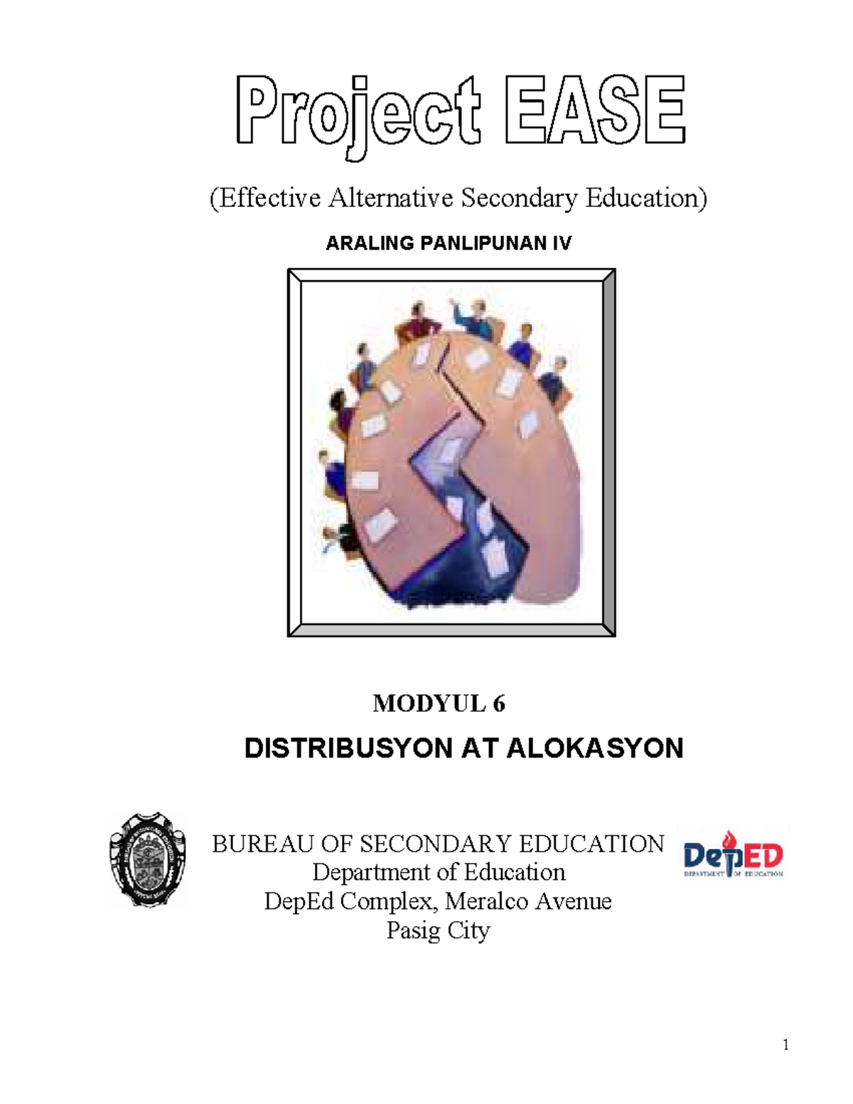 Modyul 6 - Distribusyon at Alokasyon - ARALING PANLIPUNAN IV (Effective ...