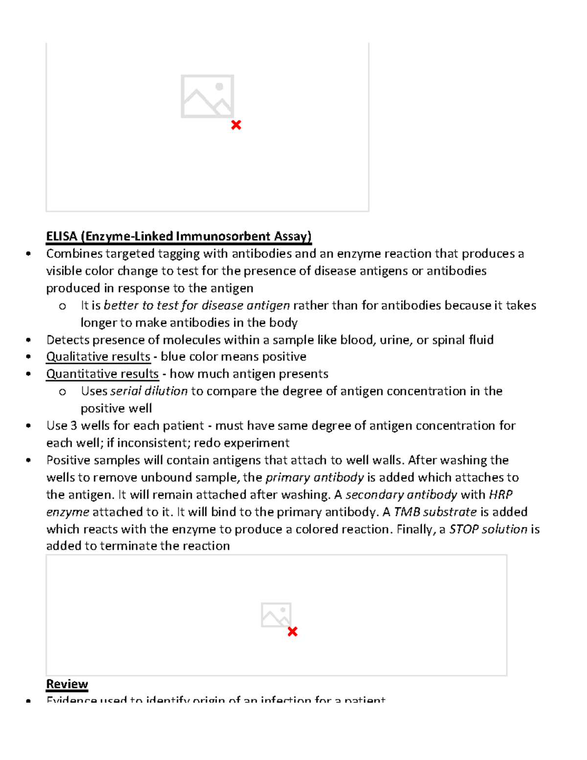 Unit 1 Diagnostic Tools-3 - ELISA (Enzyme-Linked Immunosorbent Assay ...