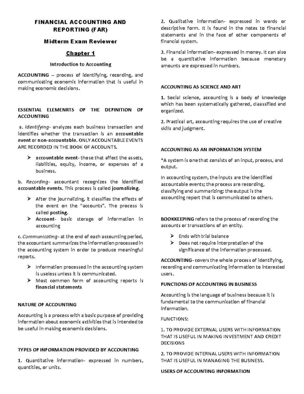 FAR-Compiled-Reviewer - FINANCIAL ACCOUNTING AND REPORTING (FAR ...