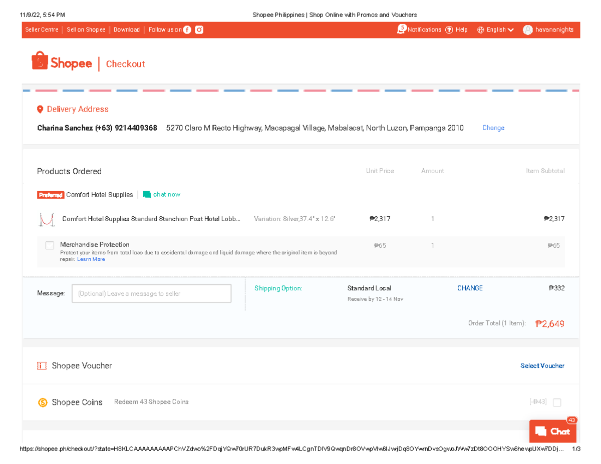Stanchion post - document - ####### 11/9/22, 5:54 PM Shopee Philippines ...