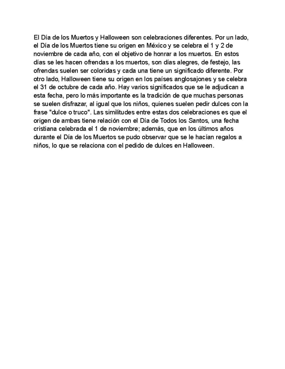 De los Muertos - Hope this helps!! - El Día de los Muertos y Halloween ...