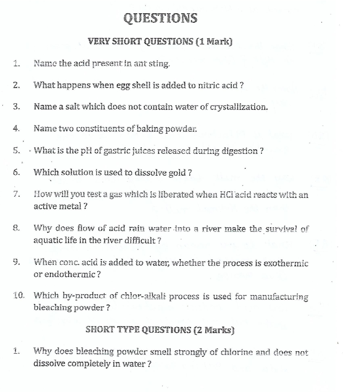 Aci base and salt - Notes related to acid, base and salt - Social ...