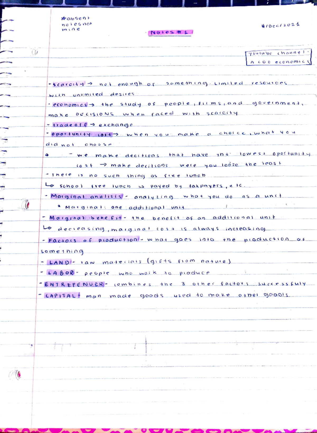 Notes#1 - notes #1 - ECN 102 - Studocu