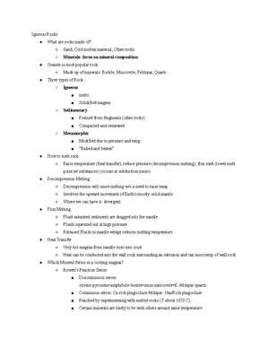 A10 Earth 219 Assignment - Regan O’Connor Earth 219 Assignment 10 ...