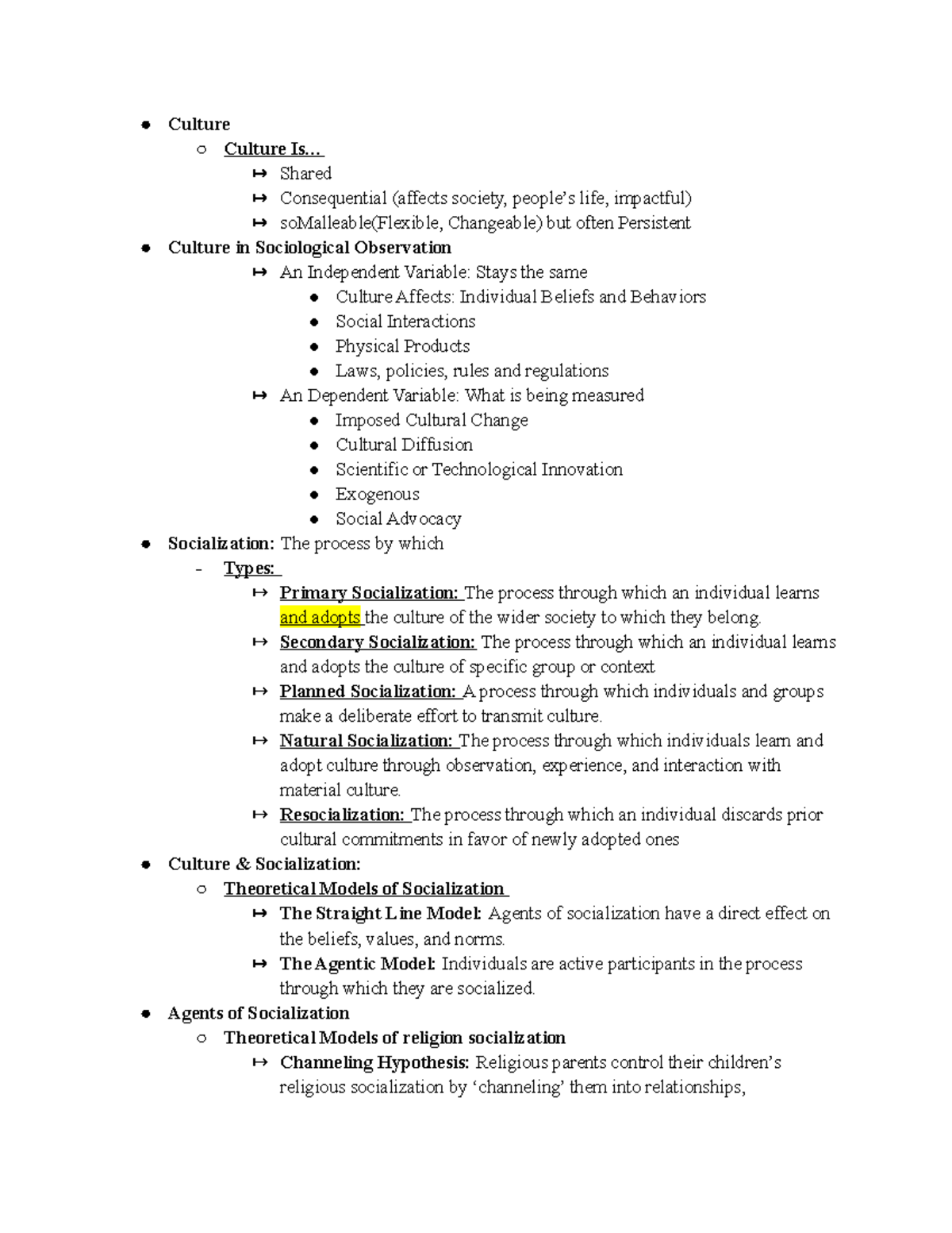 Introduction Soc Unit 2 - Culture Culture Is... ↦ Shared ↦ ...