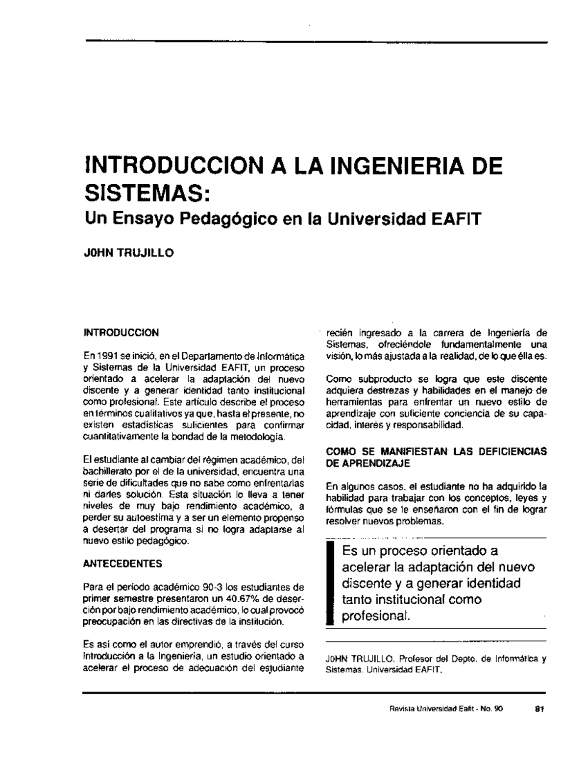 Ensayo Informatica - Sistemas de Comunicaciones - Studocu