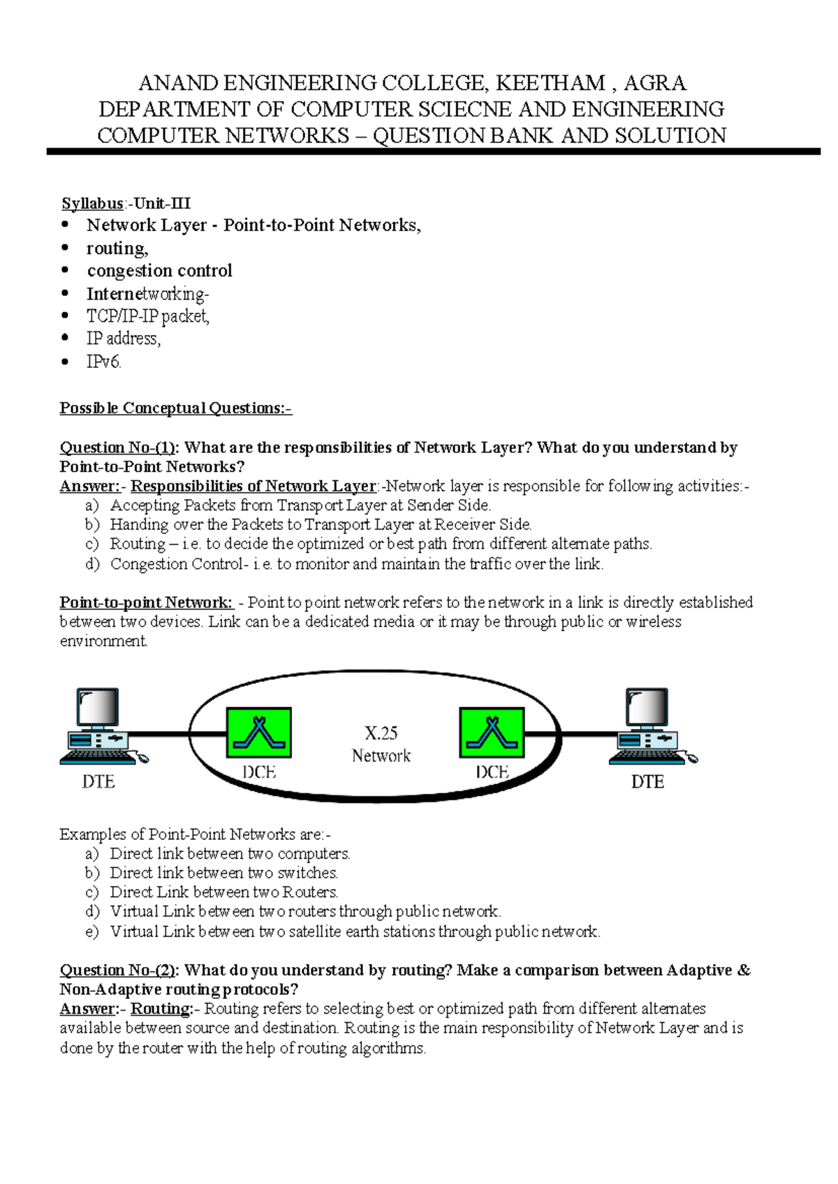 CNNotesunit 3 - Computer Networks notes - ANAND ENGINEERING COLLEGE ...