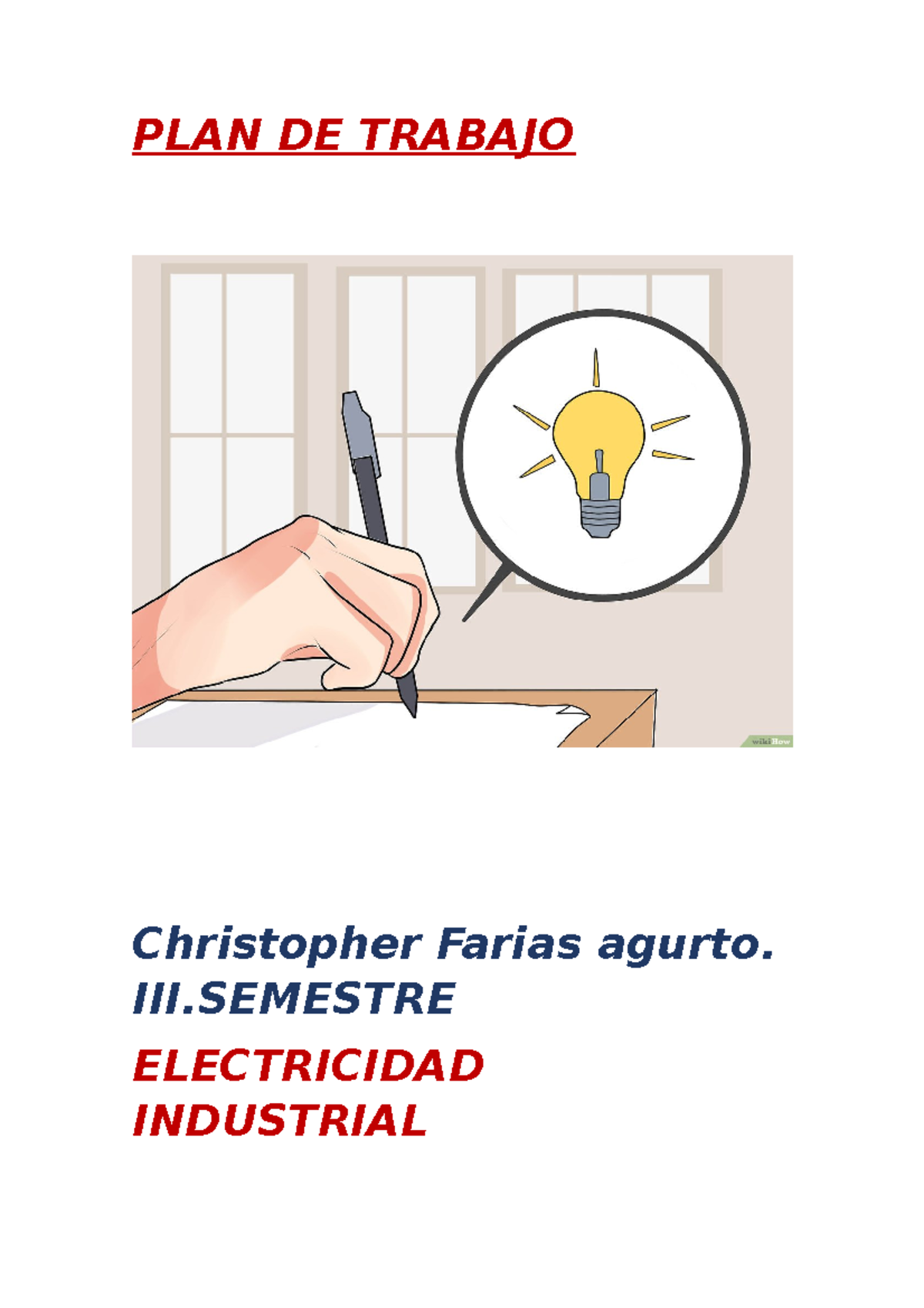 TRS III ciclo Farias Agurtoo Christopher - PLAN DE TRABAJO Christopher ...