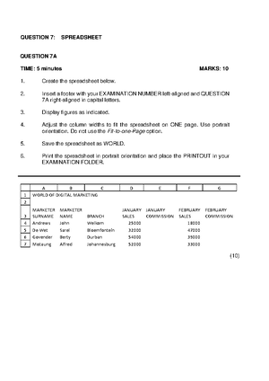 Theory - COMPUTER PRACTICE N4 QP JUNE 2021 - SECTION A: THEORY Answer ...