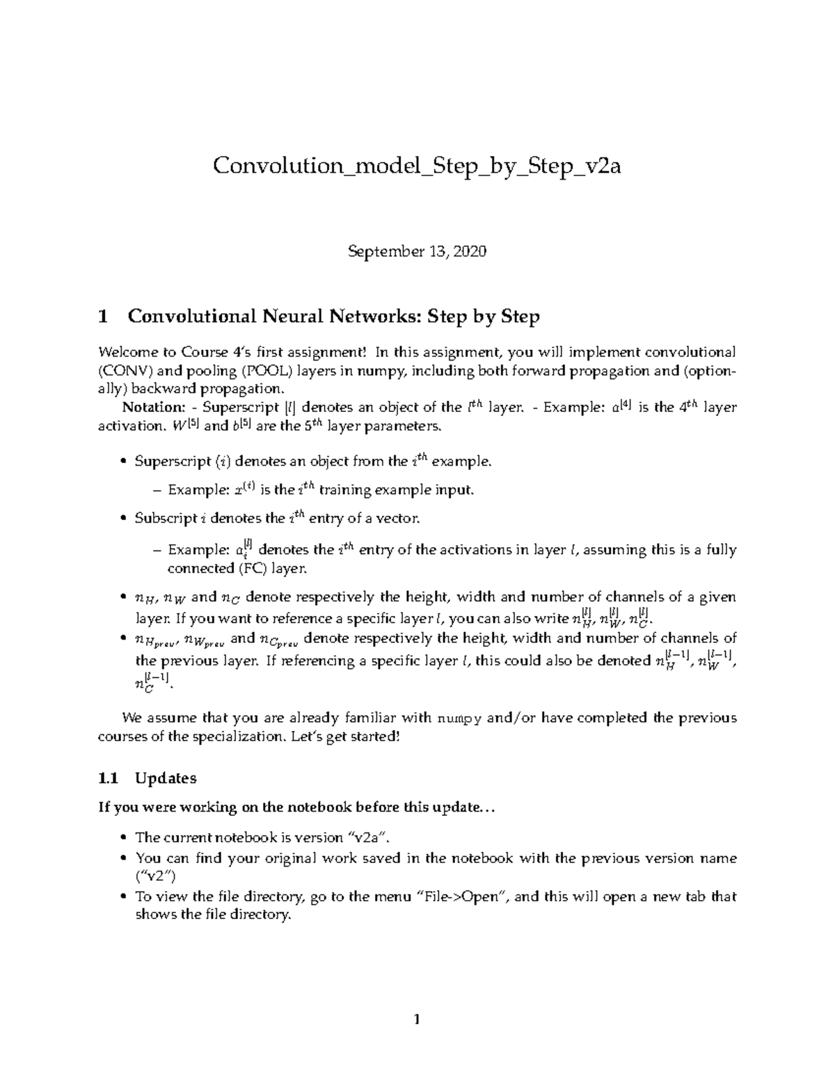 Convolution model Step by Step v2a - Convolution_model_Step_by_Step_v2a September 13, 2020 1 ...