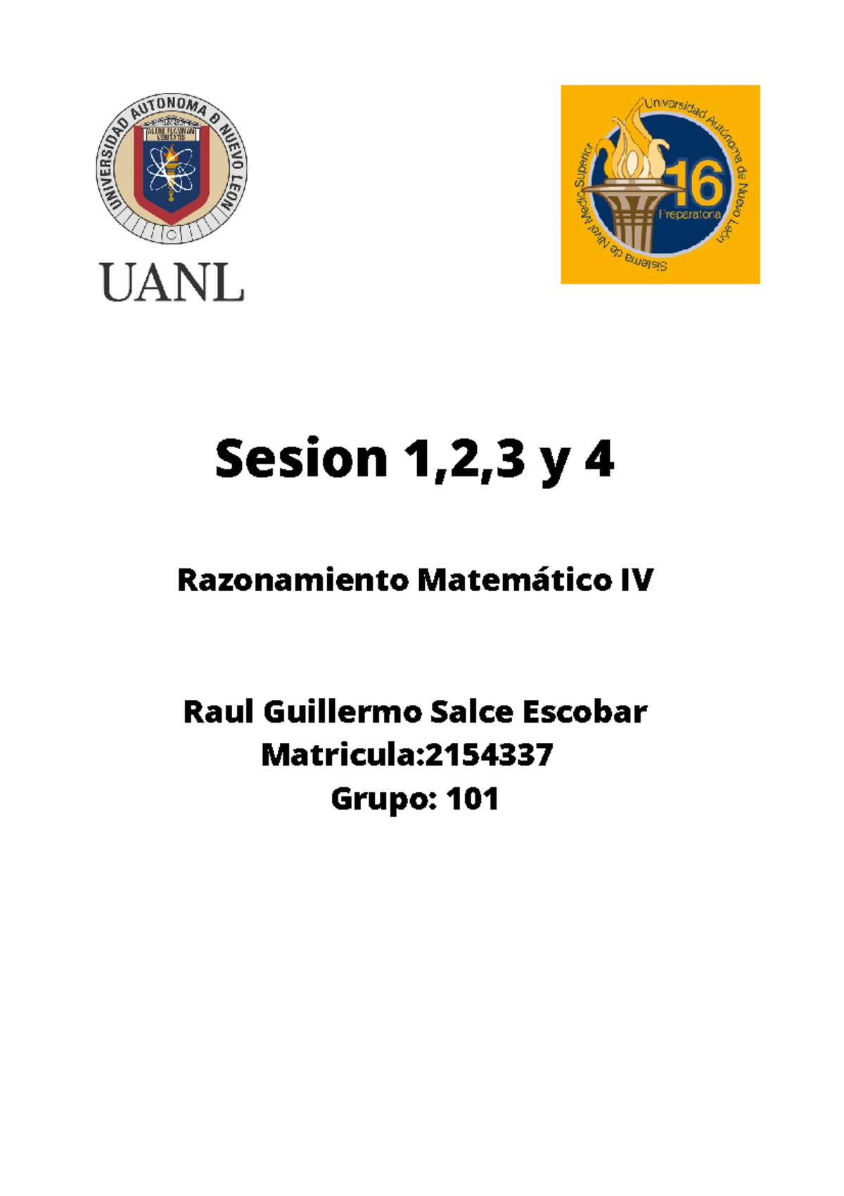 RGSE S1-4 G101 RM4 - papá los - razonamiento matematico - Razonamiento Matemático IV Raul ...