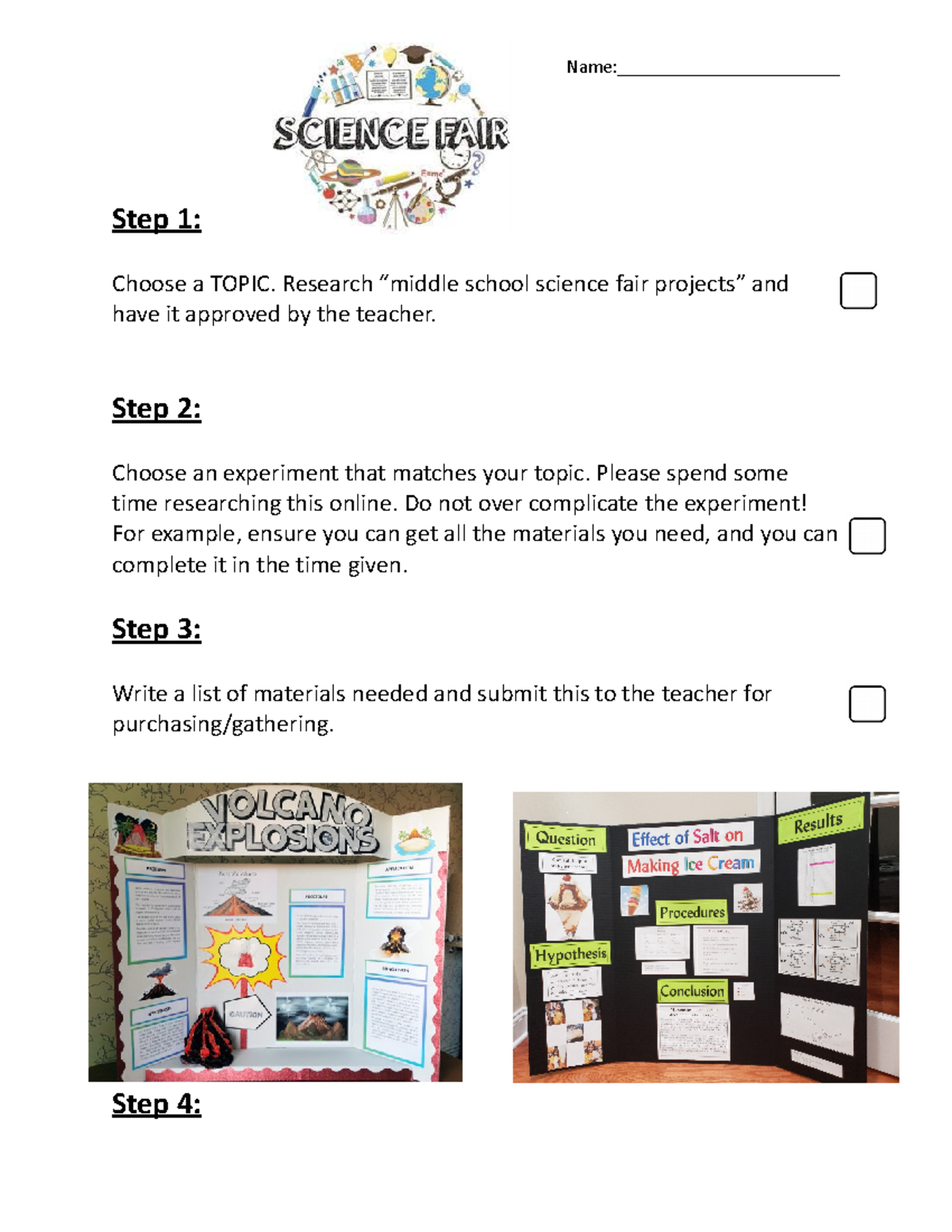 Science Fair Project - Studocu