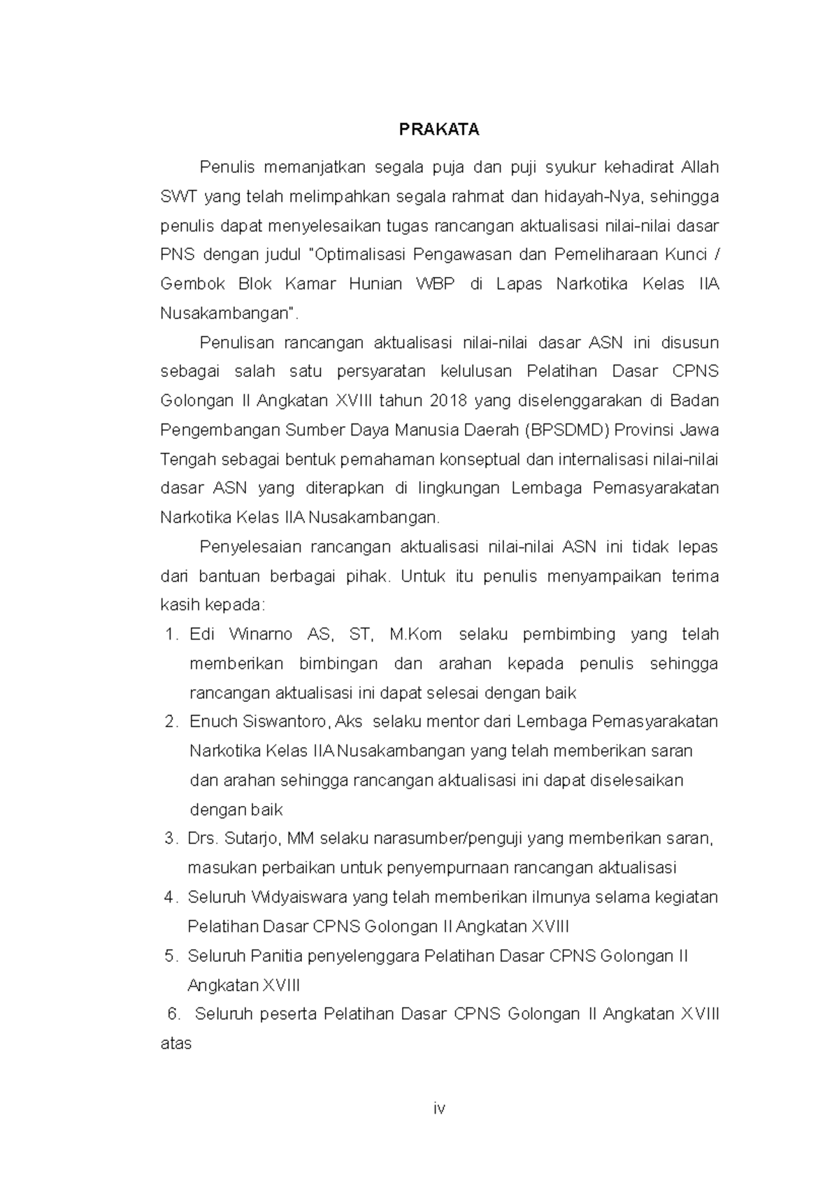 4. Prakata - latsar - PRAKATA Penulis memanjatkan segala puja dan puji ...