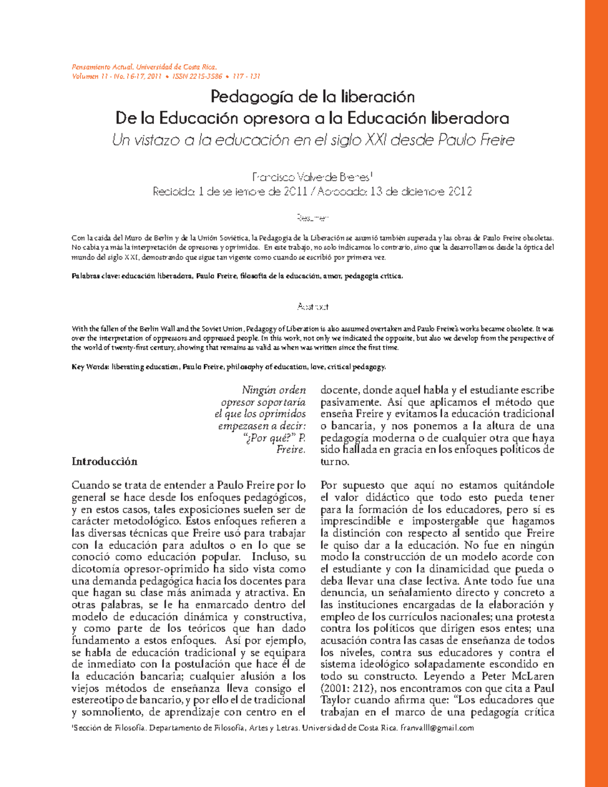 Dialnet-Pedagogia De La Liberacion De La Educacion Opresora ALa Edu ...