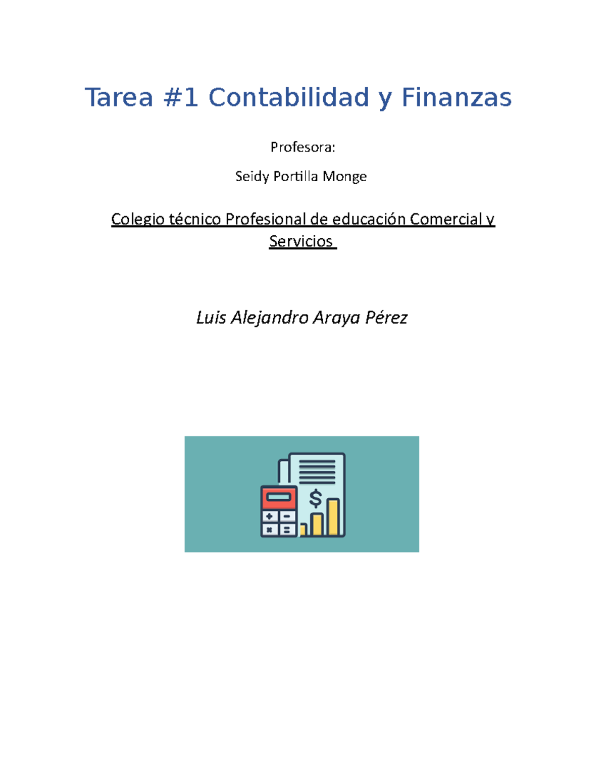Tarea#1 conta segundo semstre - Tarea #1 Contabilidad y Finanzas ...