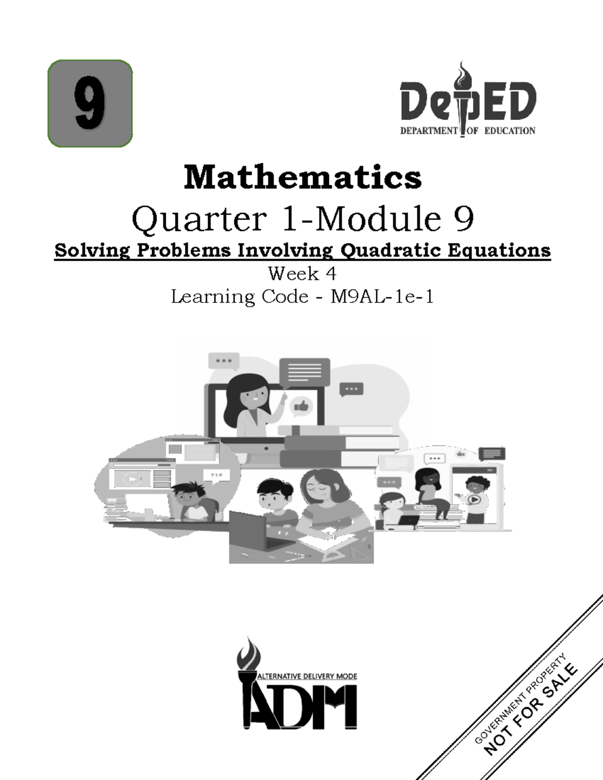 Math9 Quarter 1 Module 9 Final-V3-1 - Mathematics Quarter 1-Module 9 ...