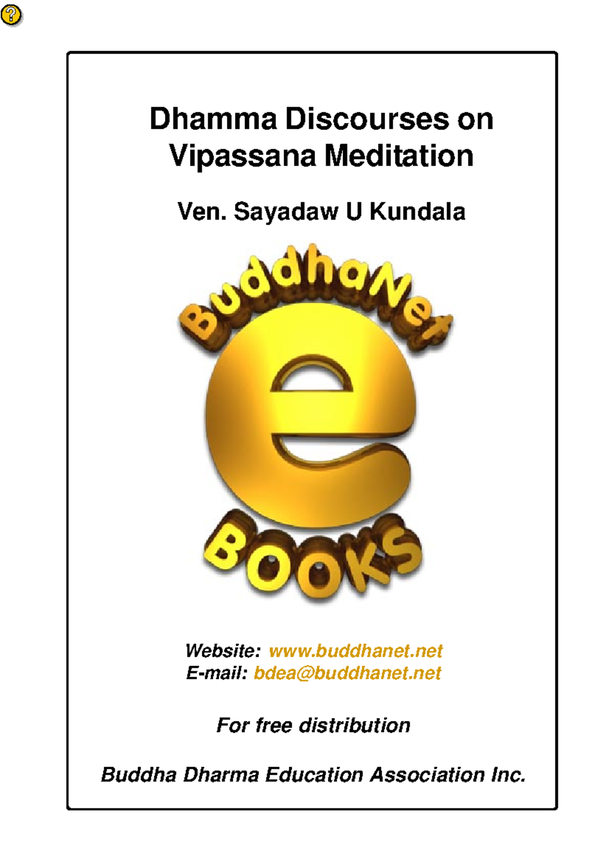 Ven. Sayadaw U Kundala - Vipassana Meditation-Buddha Dharma Education ...