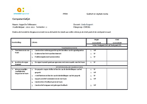 Timemangement zelfreflectie - TIMEMANAGEMENT EN ZELFREFLECTIE ...