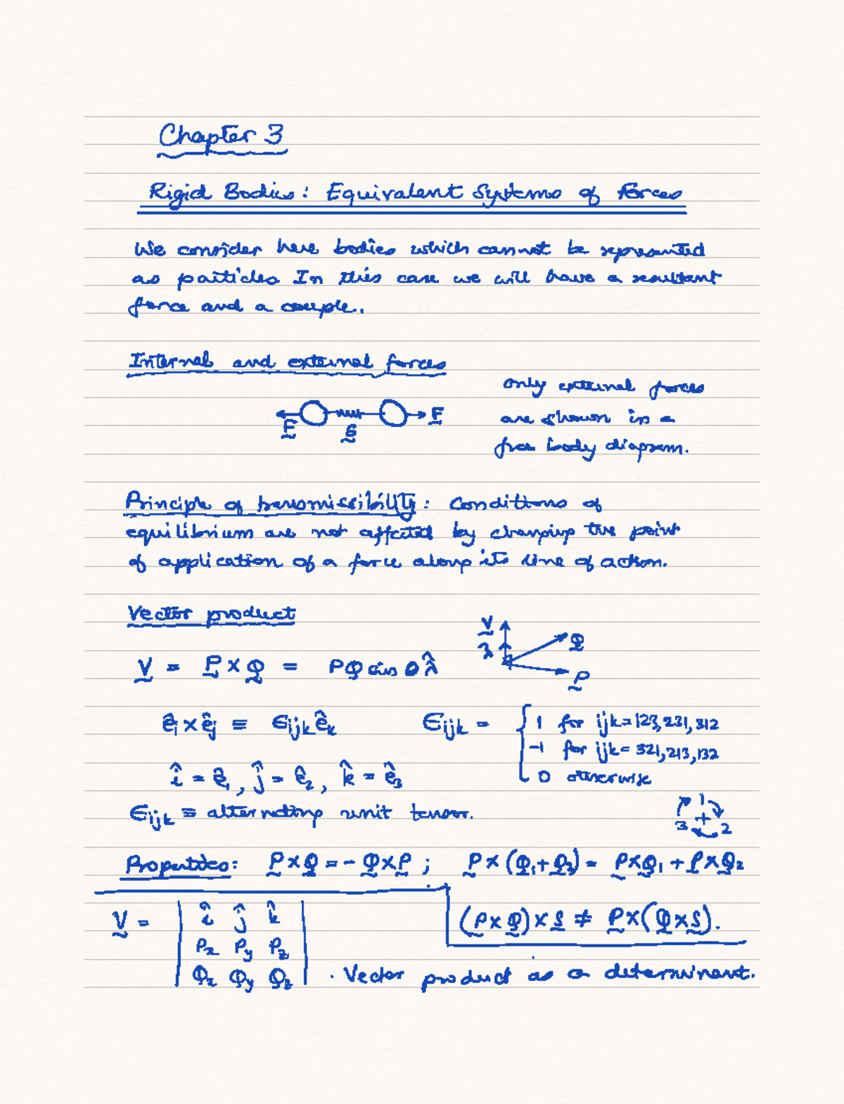 L3 2023 08 10 - abc - Chapters Rigid Bodies Equivalent systems of ...
