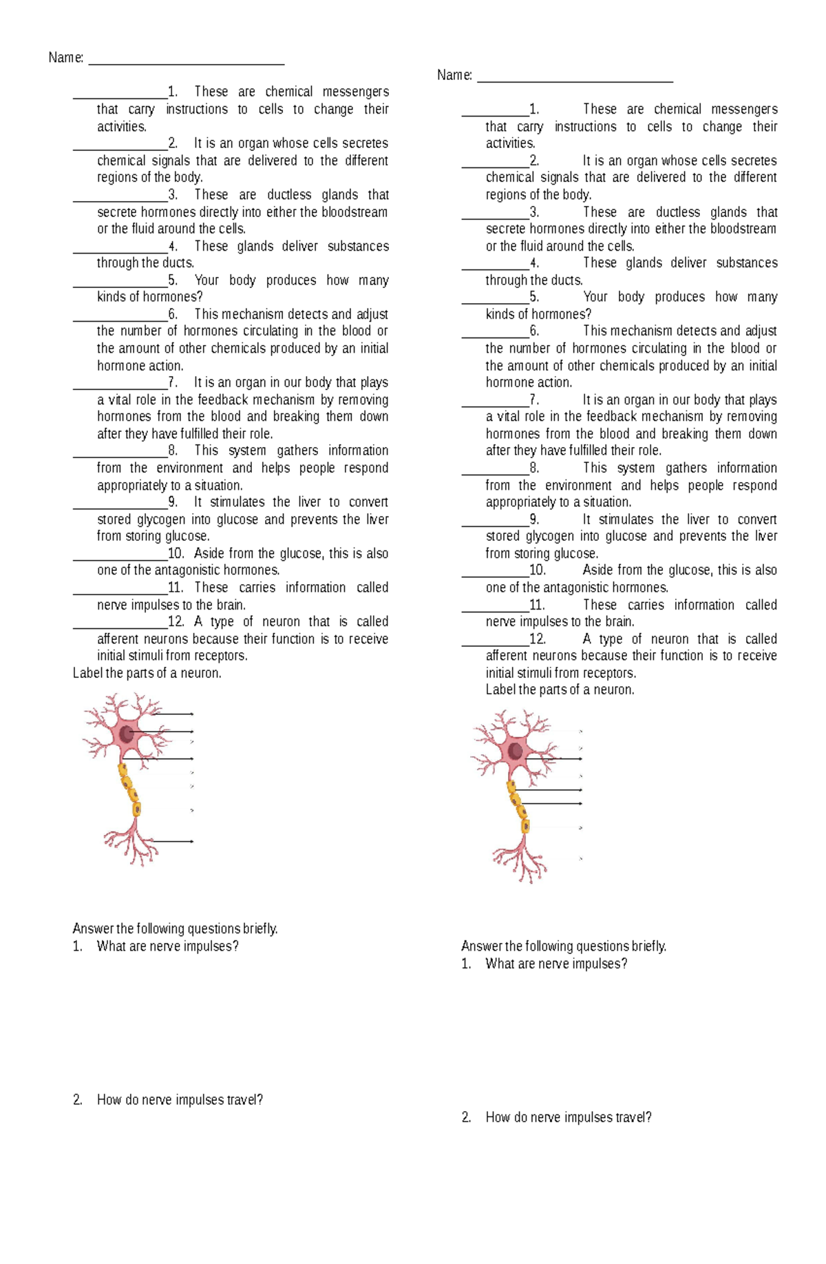 Grade 10 QUIZ 3RD Quarter - Name ...