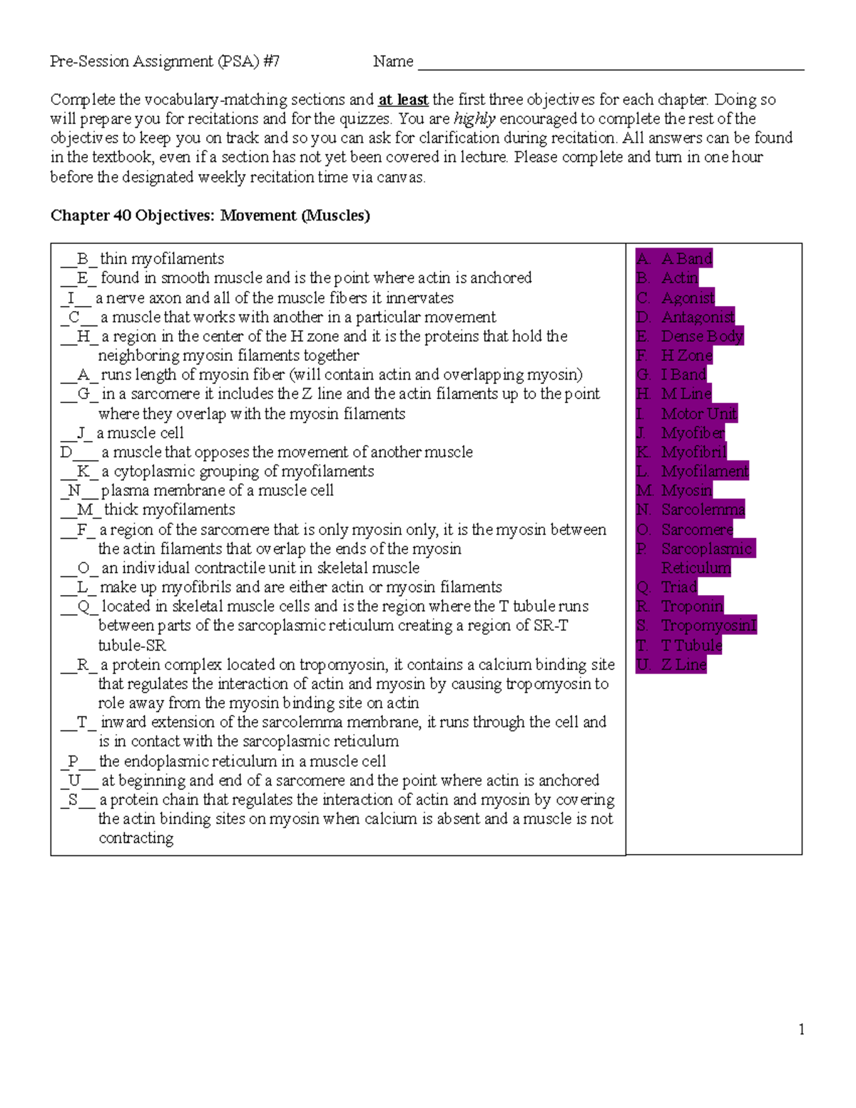 PSA 7 S22 - psa - Pre-Session Assignment (PSA) #7 Name - Studocu