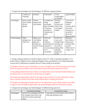 Assignment 3 - 407 - hw 3 - Describe the main growth stages of each ...