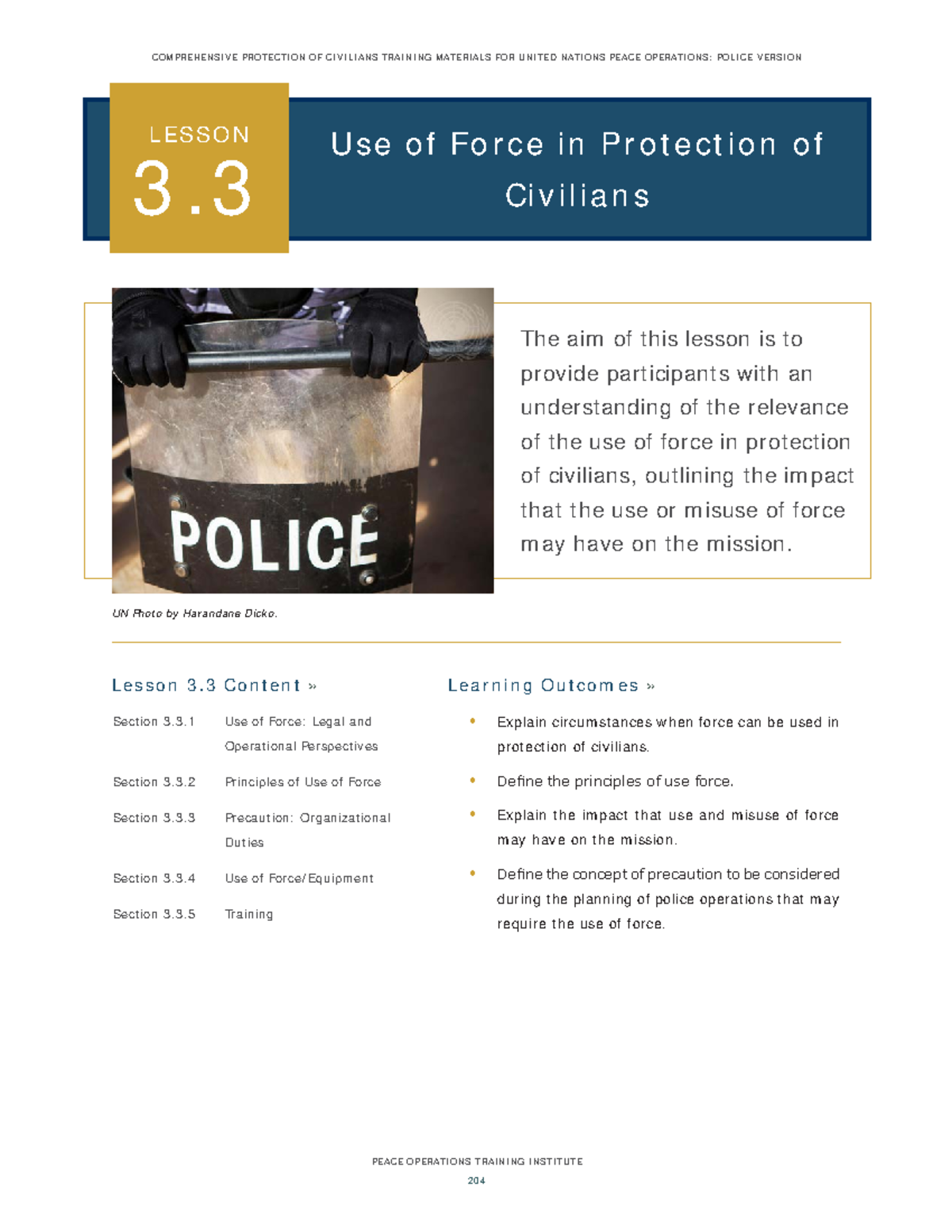 CPOC EN 2022 33 - Lesson 3 content » Learning Outcomes » PEACE ...