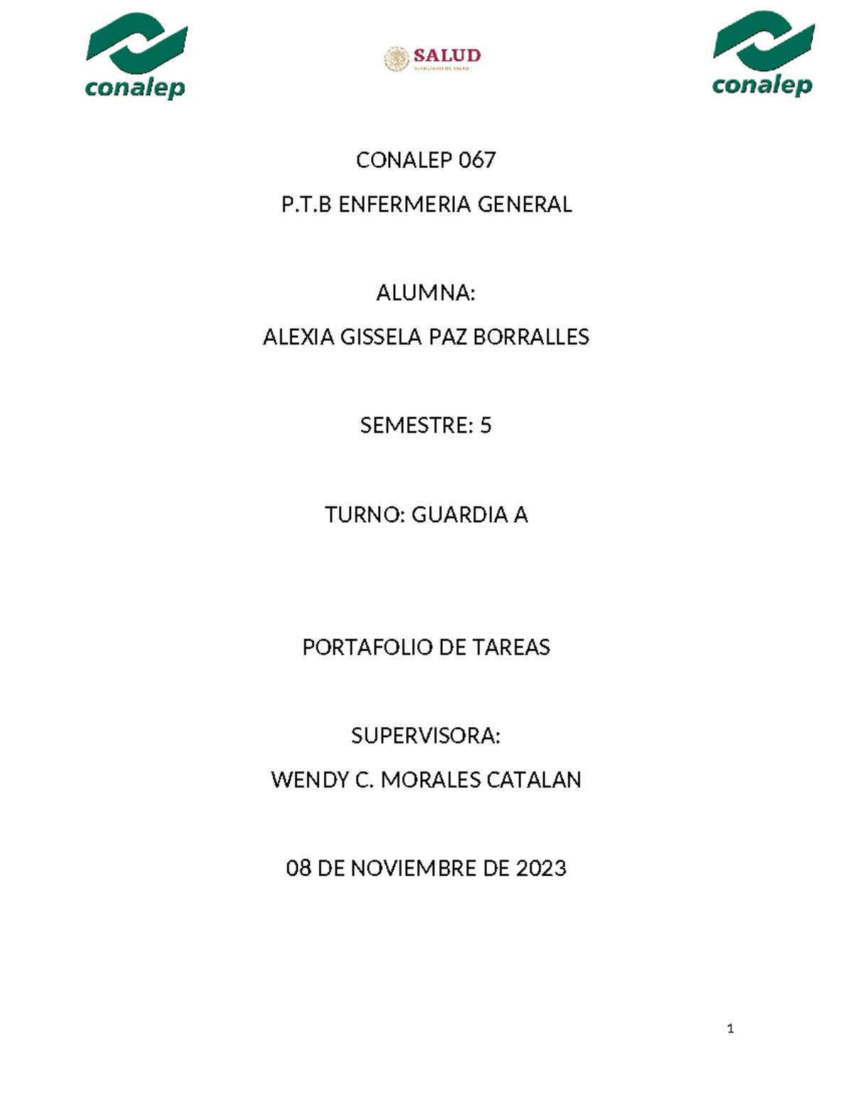 Cuasi Fallas - utilizalo - CONALEP 067 P.T ENFERMERIA GENERAL ALUMNA: ALEXIA GISSELA PAZ ...