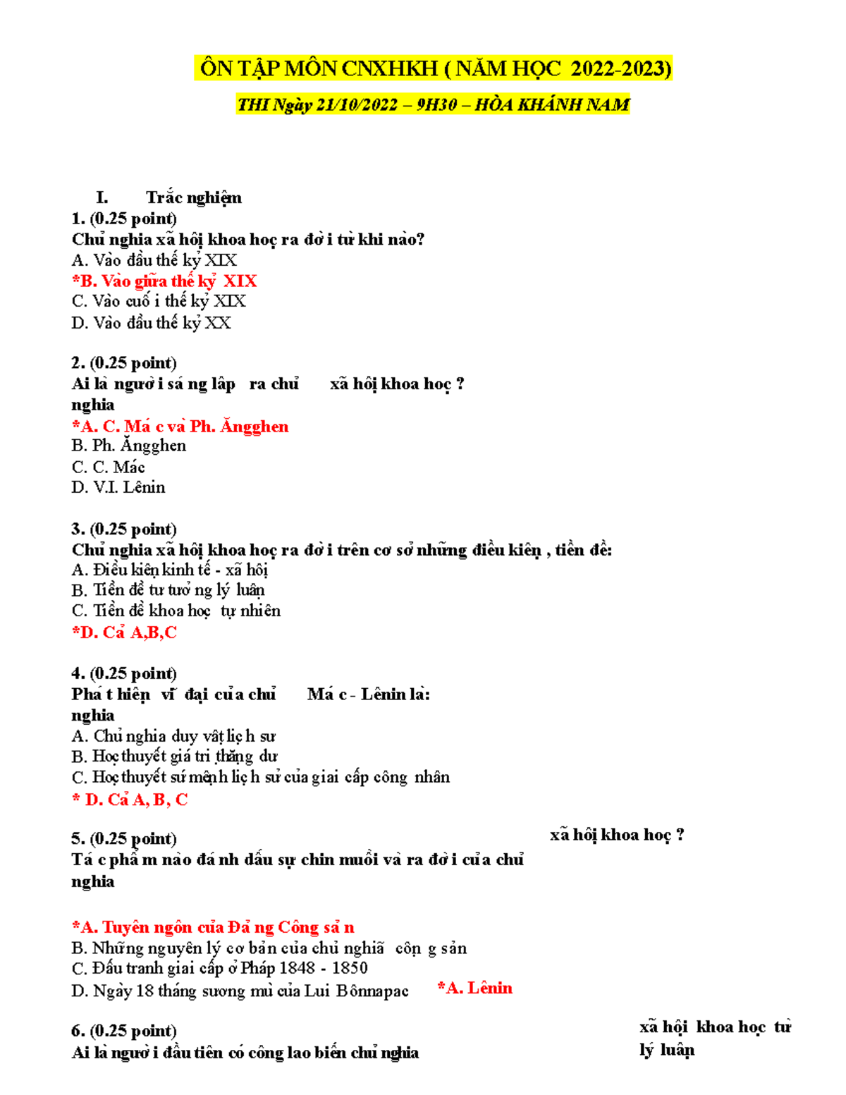 KẾT-THÚC-HỌC-PHẦN-POS-351-HIS-362-MKT-424 - ÔN TẬP MÔN CNXHKH ( NĂM HỌC 2022-2023) THI Ngày ...