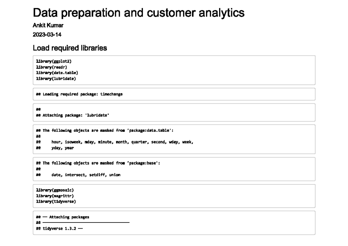 Data preparation and analystics - Data Analytics - Studocu