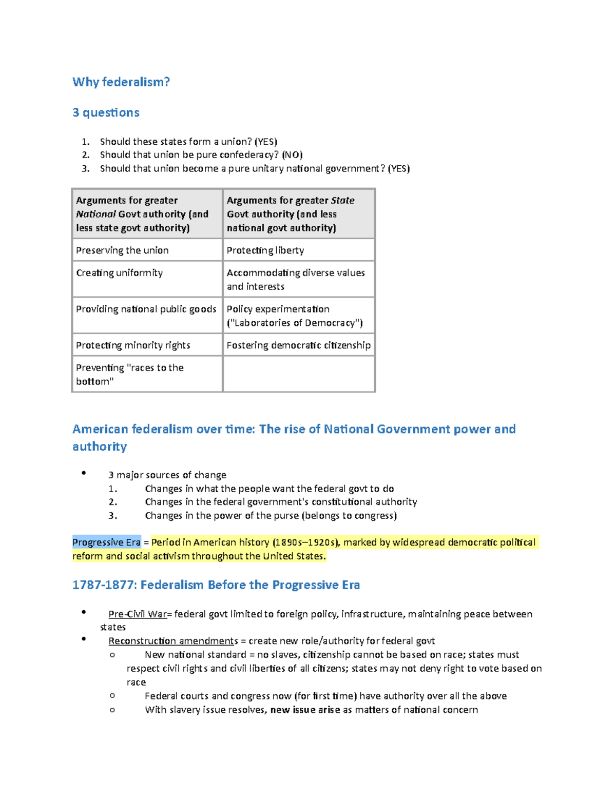 Federalism (Ch. 5) - Understanding the American Way of Governments and ...