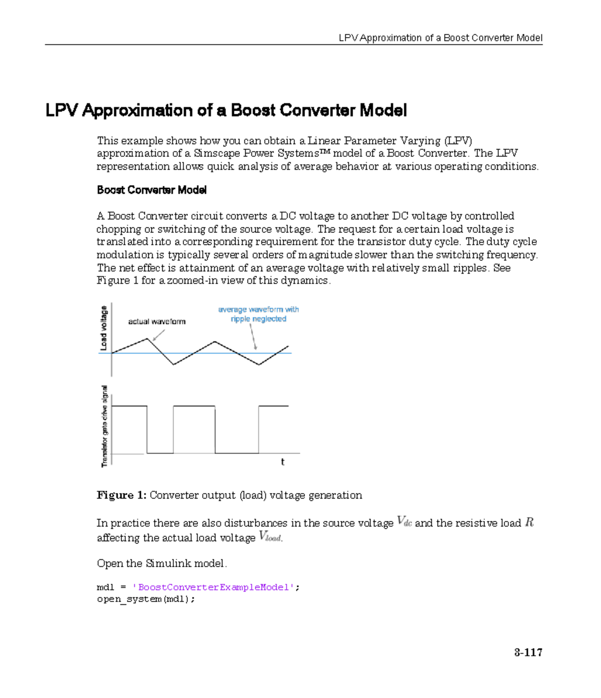 Simulink Control Design (47) - LPV Approximation of a Boost Converter ...
