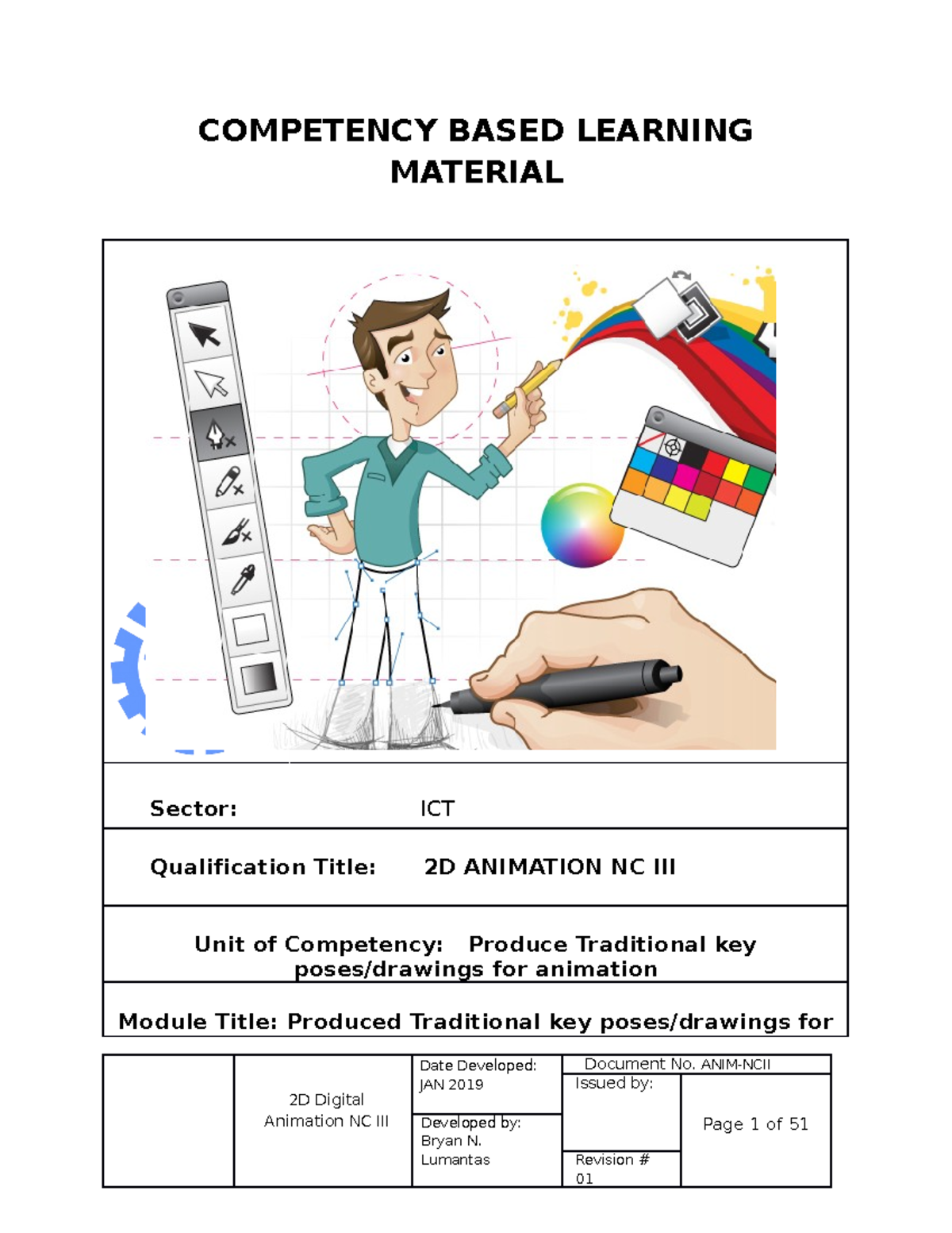 2D Animation NC3 CBLM UC-1 - COMPETENCY BASED LEARNING MATERIAL Sector ...