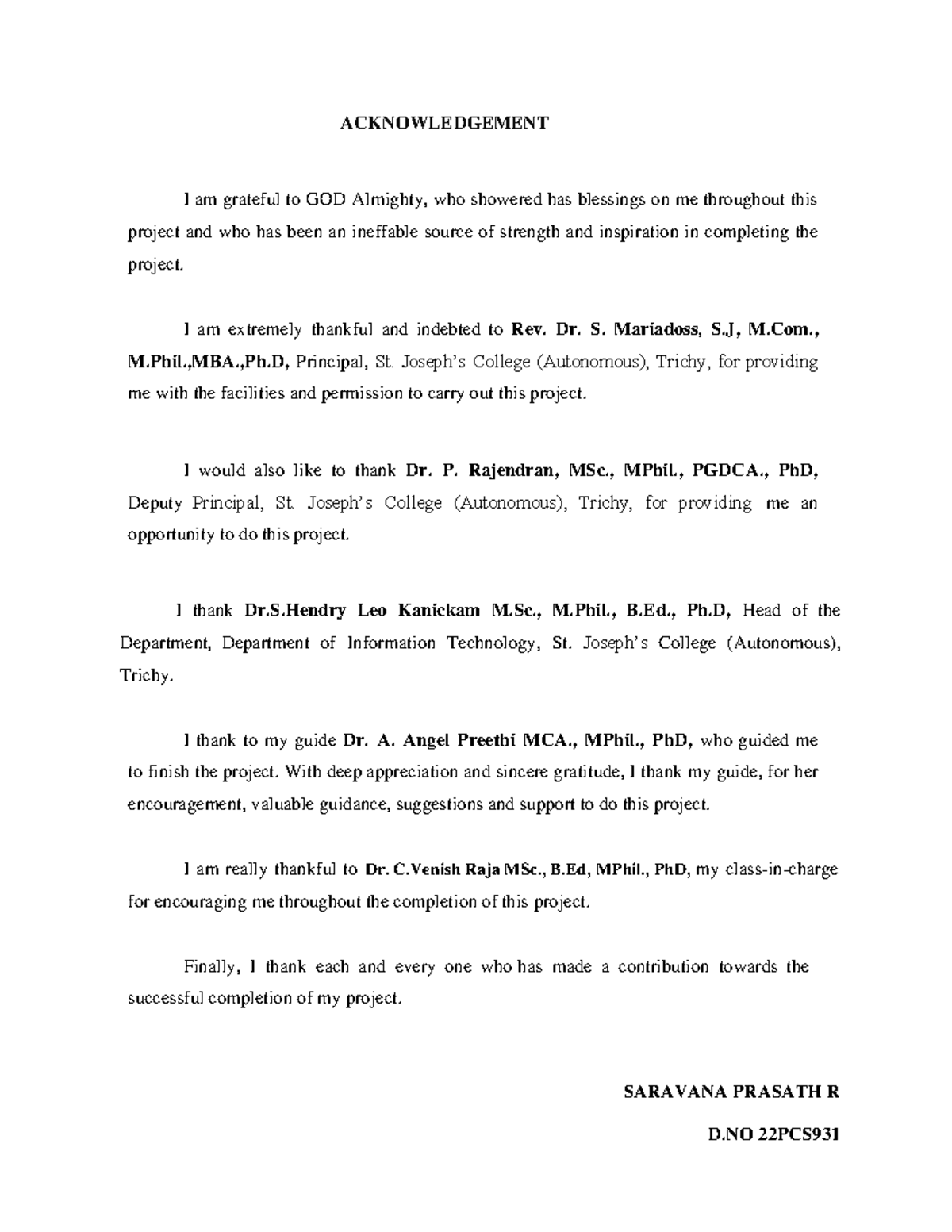 Sample Project model Chat Application JAVA - ACKNOWLEDGEMENT I am ...