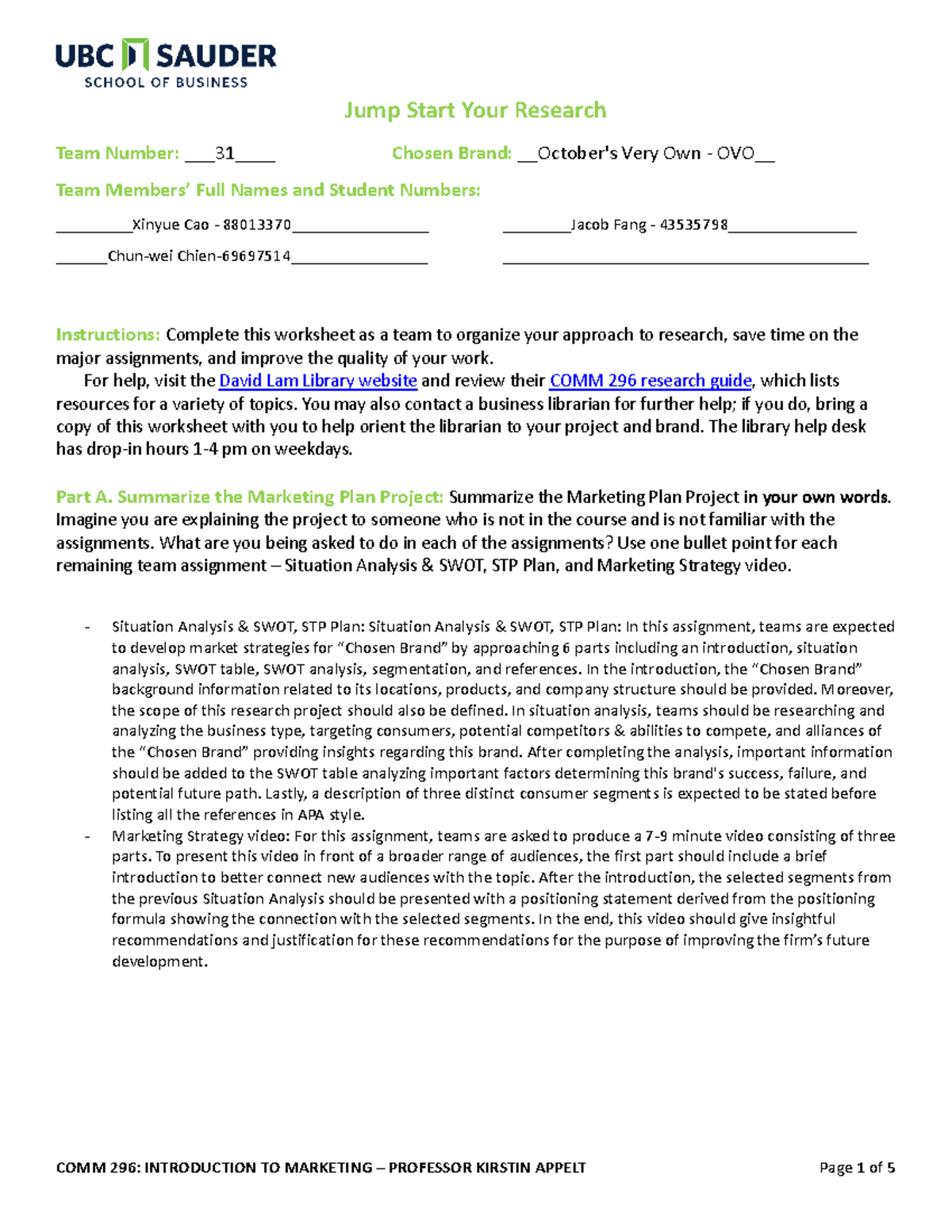 01 Jump Start Your Research worksheet - Jump Start Your Research Team ...