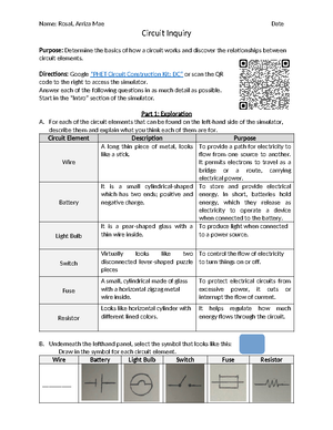 Optics Lab Mirror Basics - Optics Lab Google “PHET Optics”, click on ...