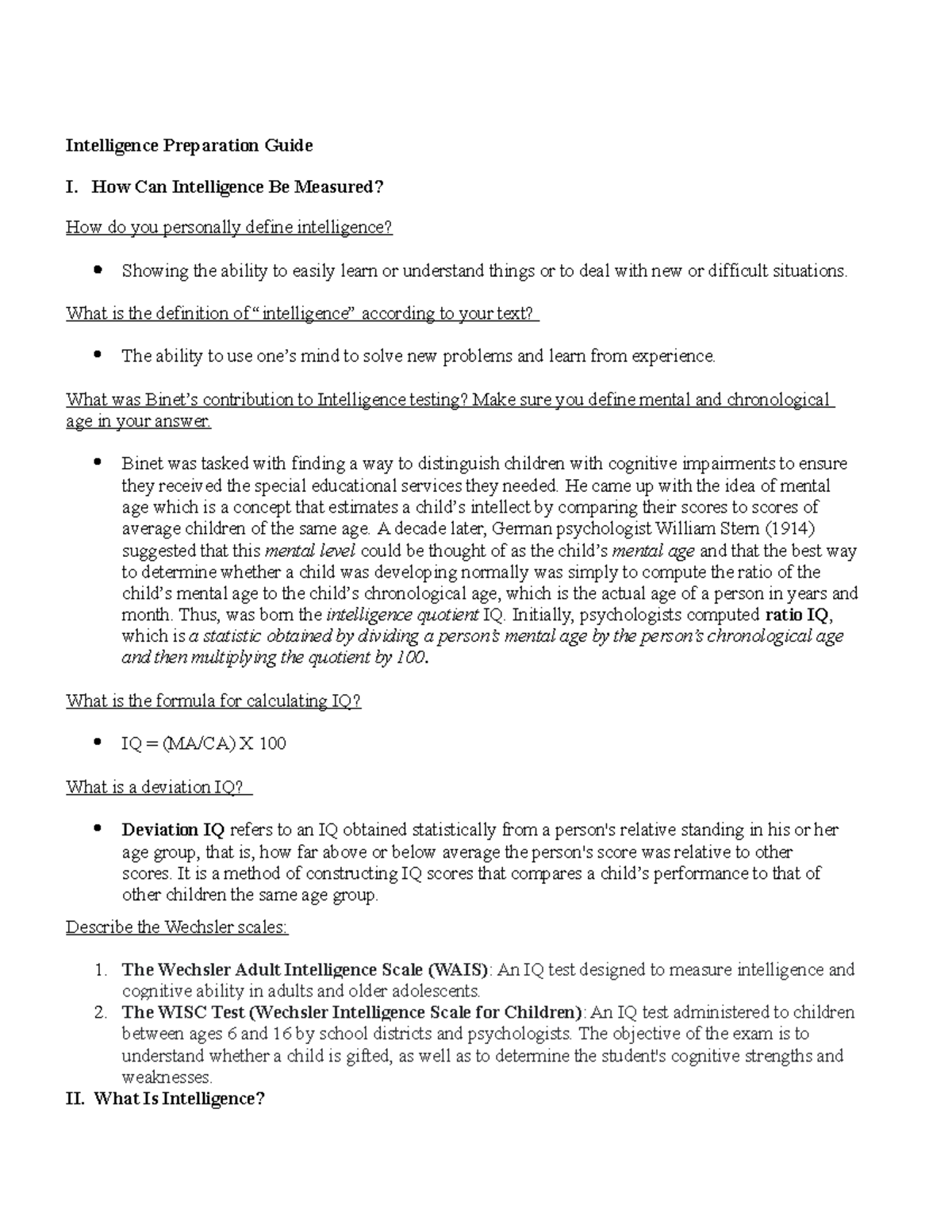 Chapter 10 - Intelligence Prep Guide - Intelligence Preparation Guide I ...