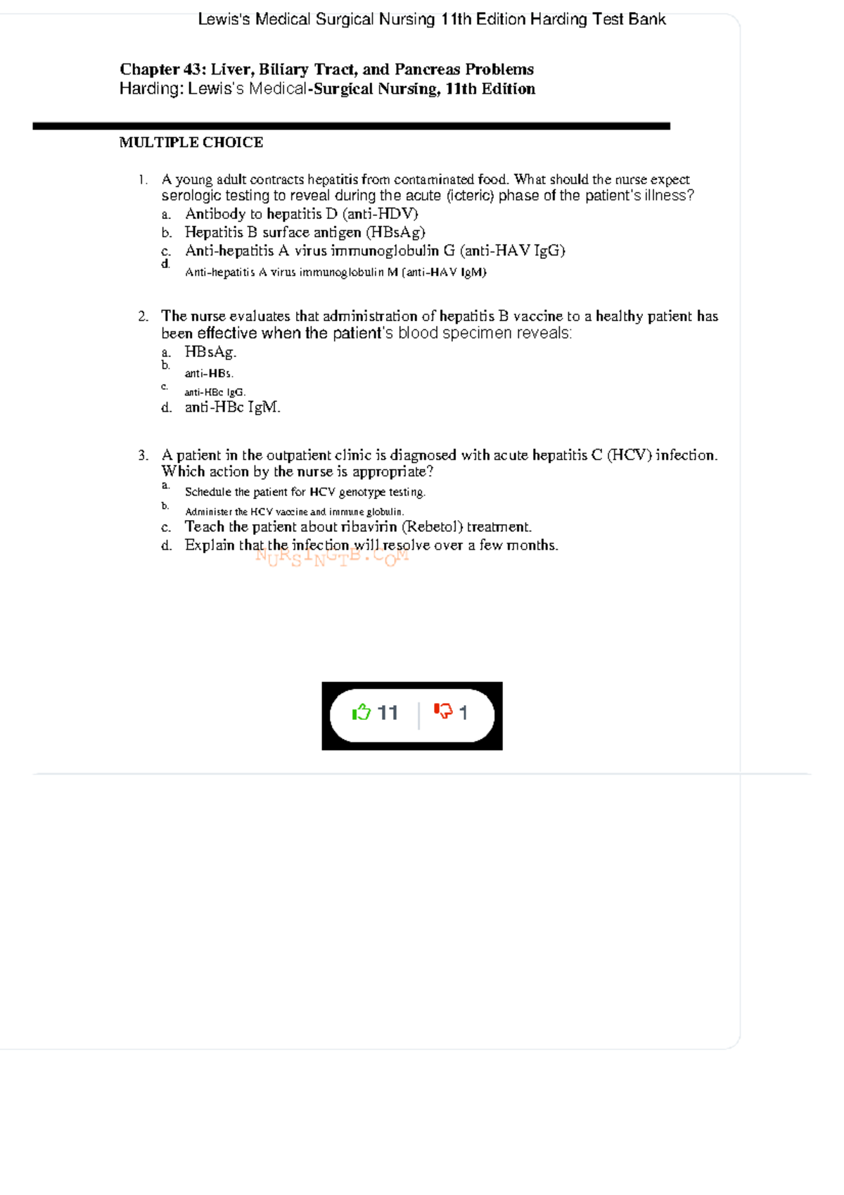 Hepatobiliary - Chapter 43: Liver, Biliary Tract, and Pancreas Problems ...