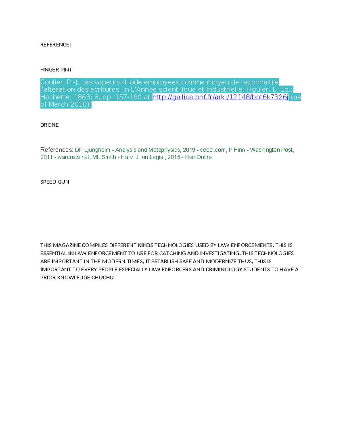 1313211231 - fulls of meaning - REFERENCE: FINGER PINT Coulier, P.-J ...