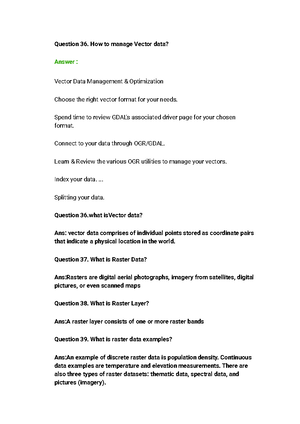 GIS Practical No 1 bscit - Practical No. 1: Aim: Creating and managing vector data: Adding ...