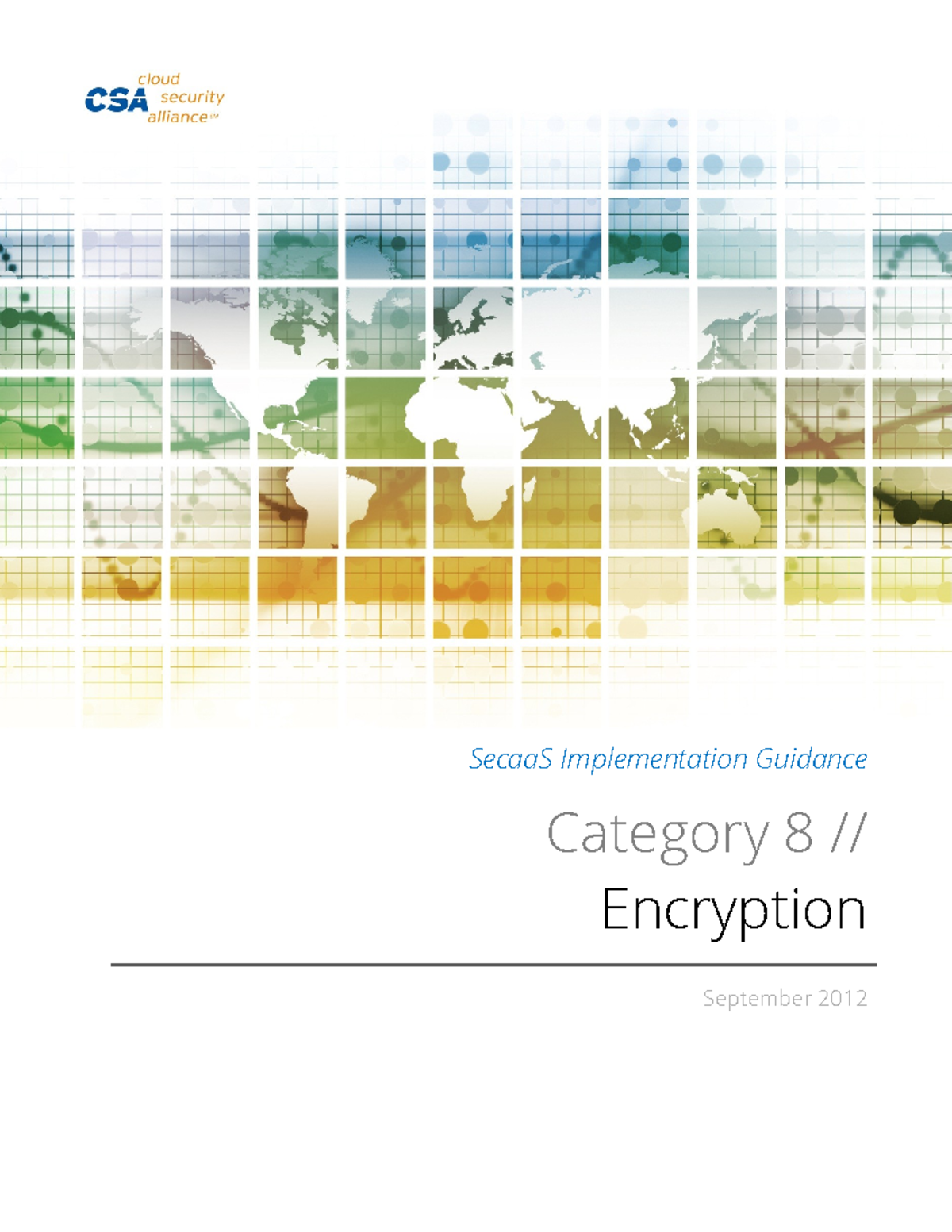 Secaa S Cat 8 Encryption Implementation Guidance - SecaaS ...