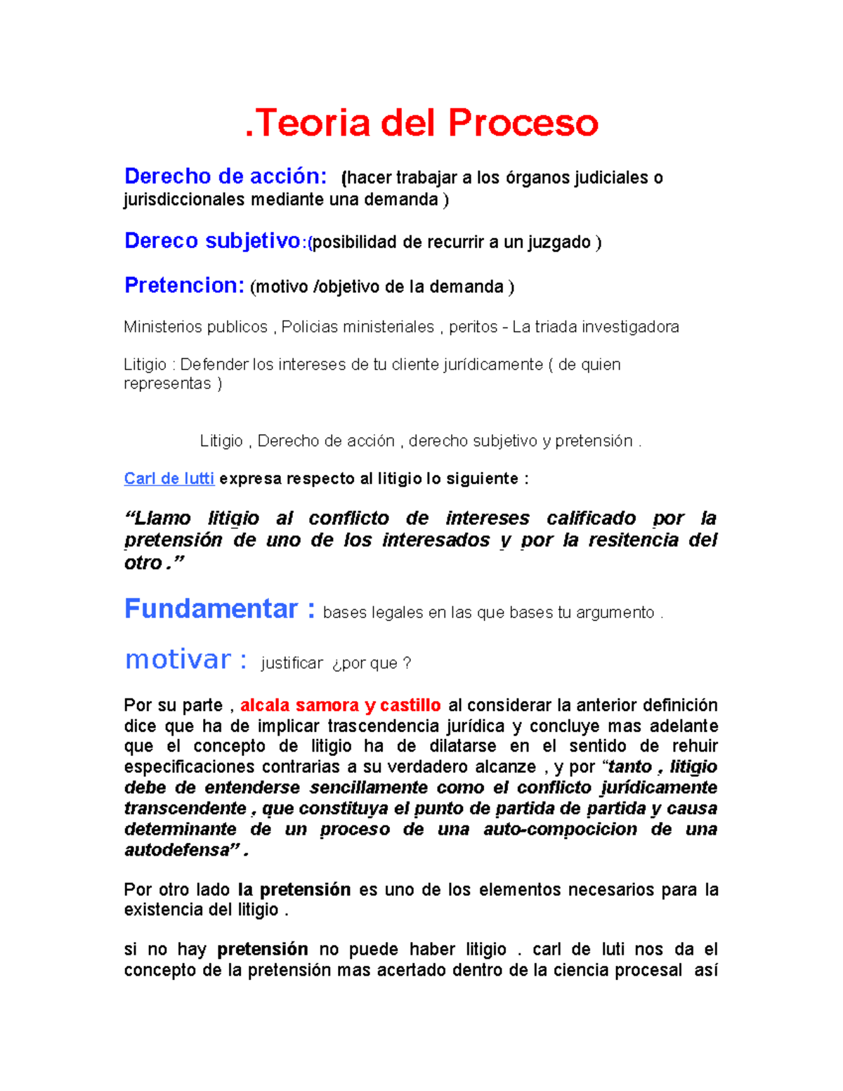 Teoria del Proceso - Resumen - Cipriano Gomez Lara - .Teoria del ...