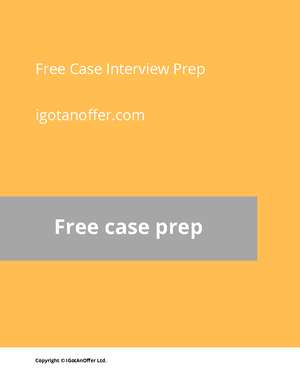 Case interview slides - Product Management Placement Resouces - Case Interview Marathon Workshop ...