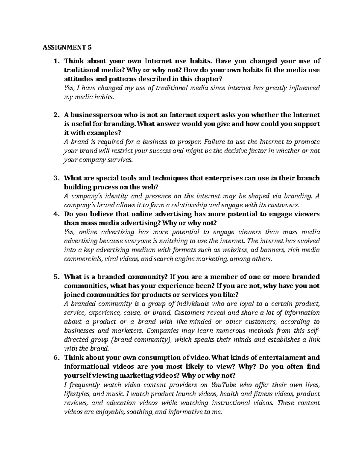 IT App finals - study questions and essays in it applications in ...