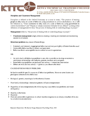 Employability Skills - class notes - Introduction 1. Introduction ...