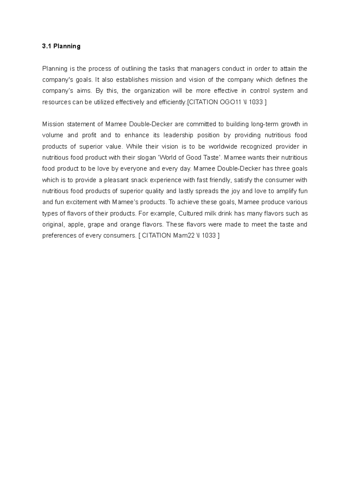 Planning and Discussion - 3 Planning Planning is the process of ...