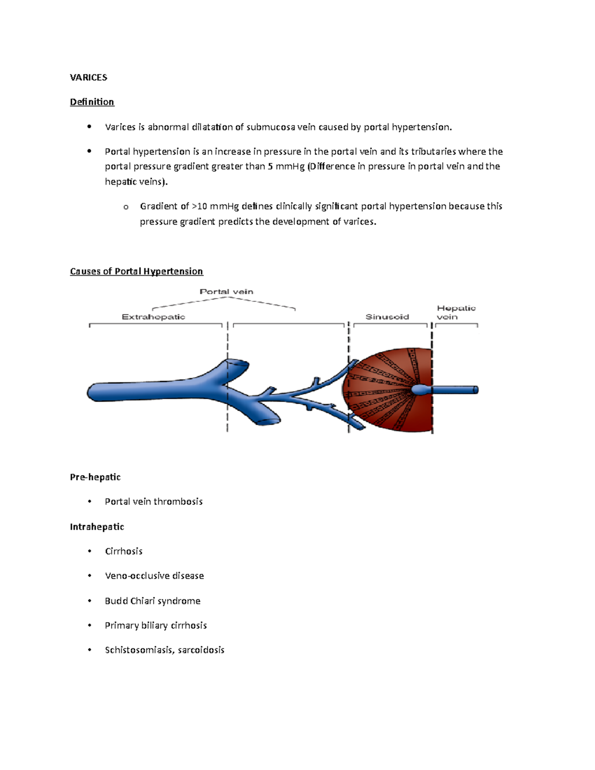 Varices - Summary Essential Surgery - VARICES Definition Varices is ...