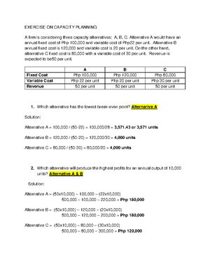 Forecast - Exercise problems - FORECAST ASSIGNMENT The data on the tables below are the demand ...